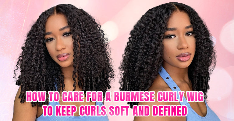 How to Care for a Burmese Curly Wig to Keep Curls Soft and Defined ...