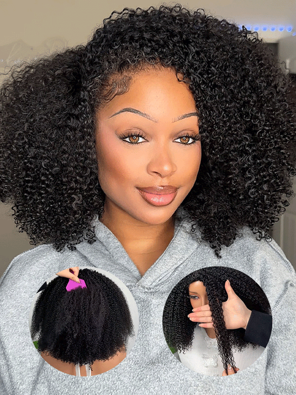 3 In 1 Half Wig – CurlyMe Hair