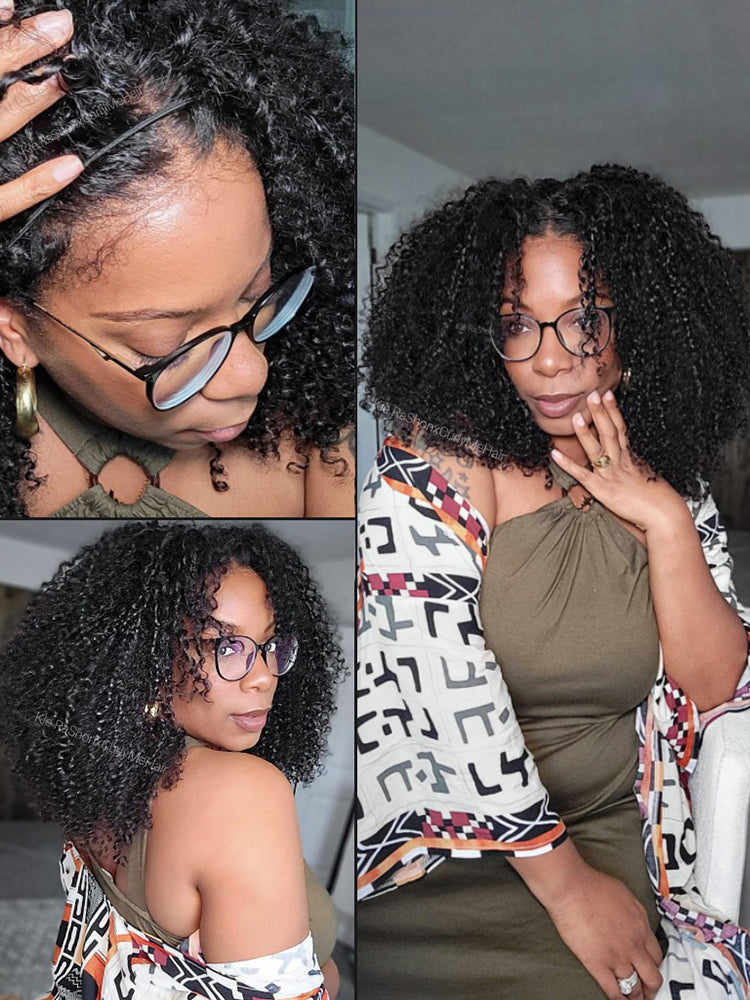 Finger Coily Pretty Curls HD Lace Wear Go Glueless Wig - CurlyMe Hair