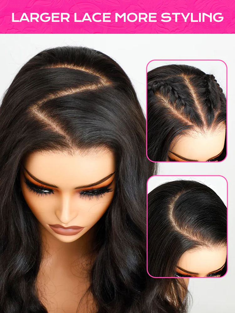 Kinky Straight 7x5 HD Lace Wear Go Glueless Wig Human Hair - CurlyMe Hair