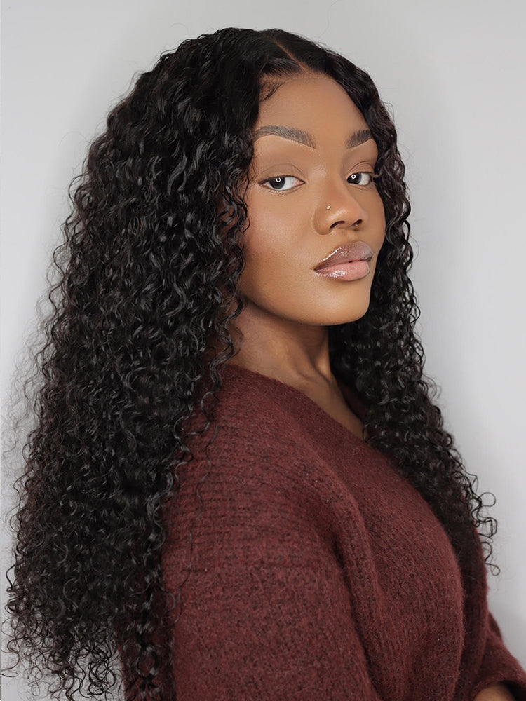 Water Wave HD Lace Wear Go Glueless Wig Human Hair - CurlyMe Hair