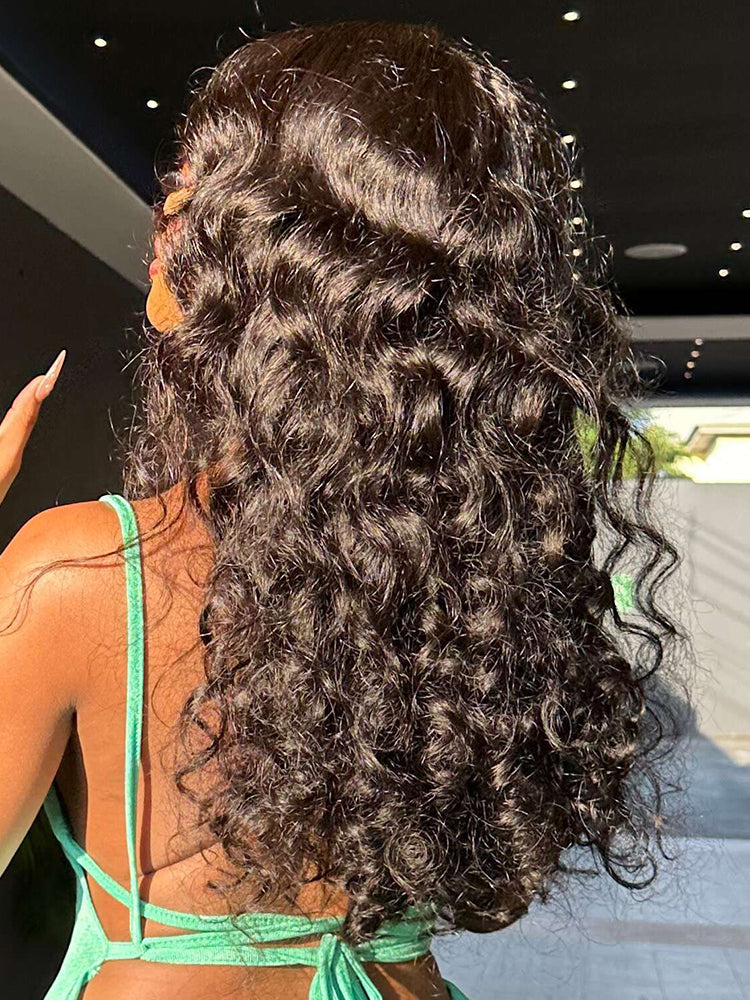 Mini Knots Wand Curl Hair M-cap Wear Go Glueless 9x6 HD Lace Wig ...